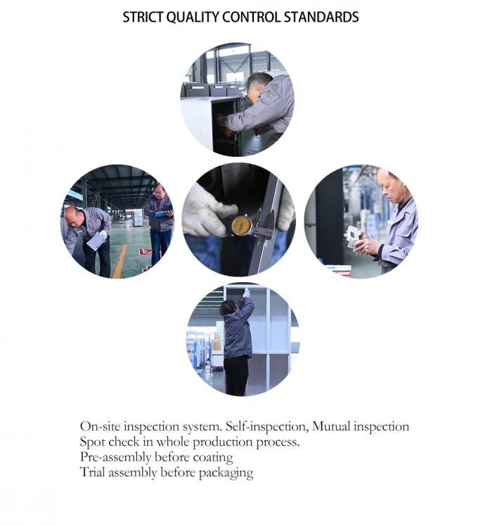 Lusterful Lock Wooden Office Lockers Waterproof 4 Door 4 Tier