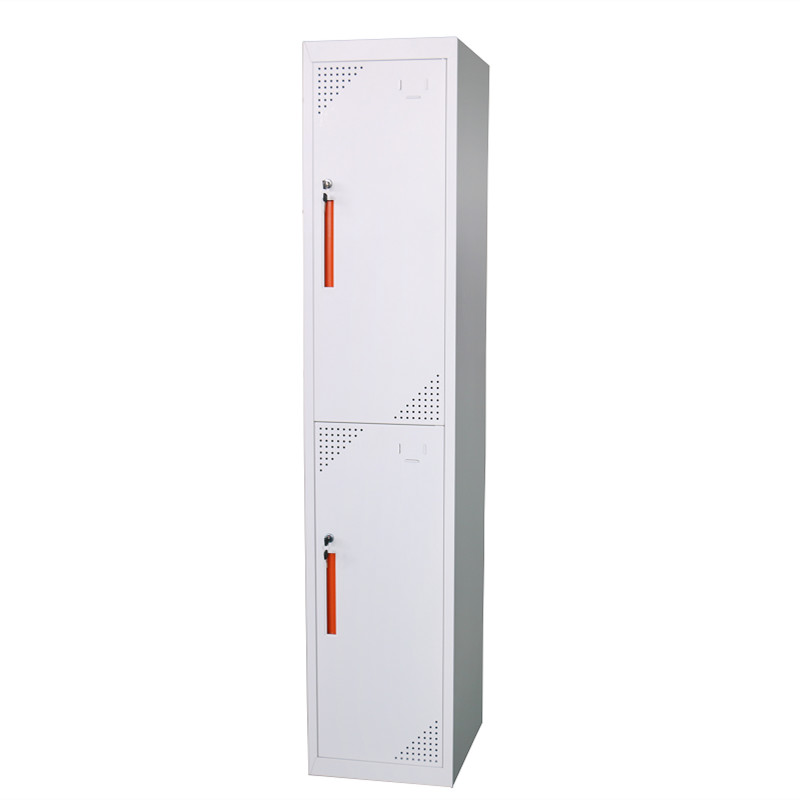 OEM Vertical Steel Wardrobe Lockers 2 Door For Office School Hotel