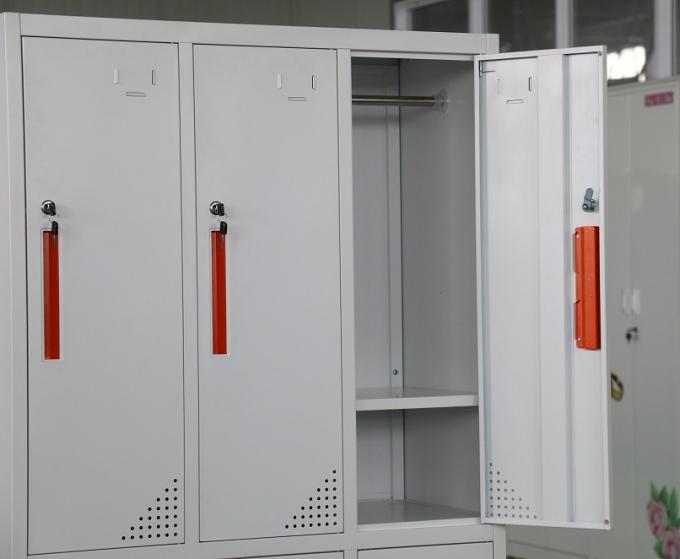 6 Door Cold Rolling Steel Office Lockers Oem / Odm